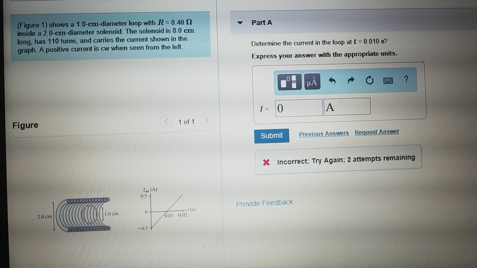 Solved (Figure 1) shows a 10-cm-diameter loop with R = 0 40 | Chegg.com
