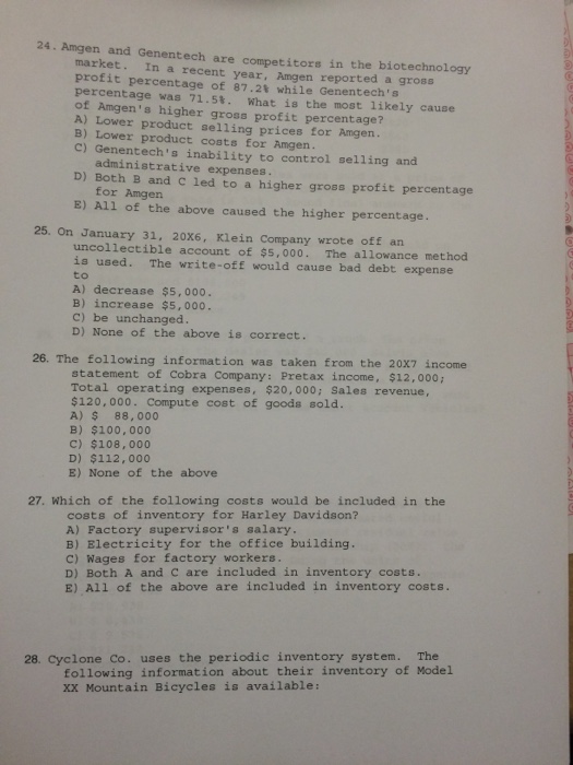 Solved Multiple choice Please circle the best answer 16. | Chegg.com