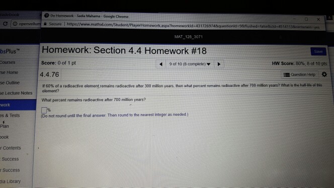 Solved Do Homework - Sadia Mahama-Google Chrome 을 Secure I | Chegg.com