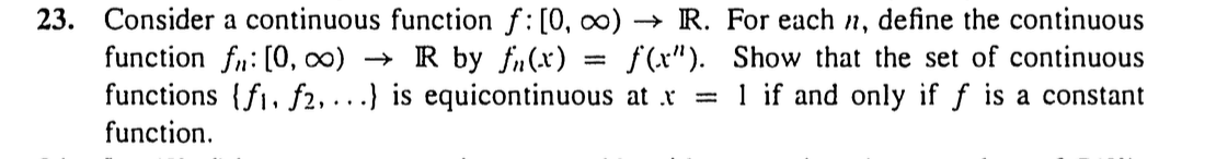 Solved Consider a continuous function f: [0, infinity) | Chegg.com