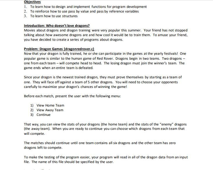 Objectives 1. To learn how to design and implement | Chegg.com
