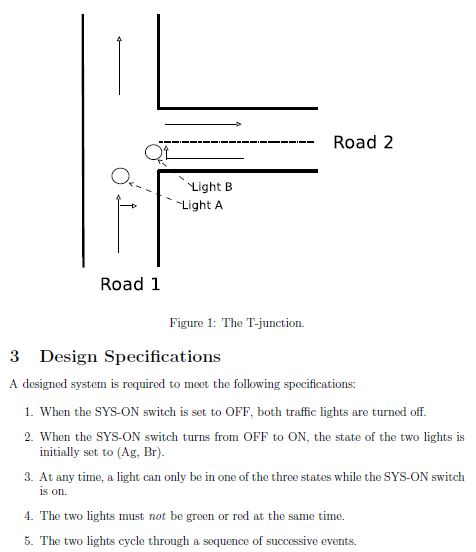 Solved design and implement a traffic light control system | Chegg.com