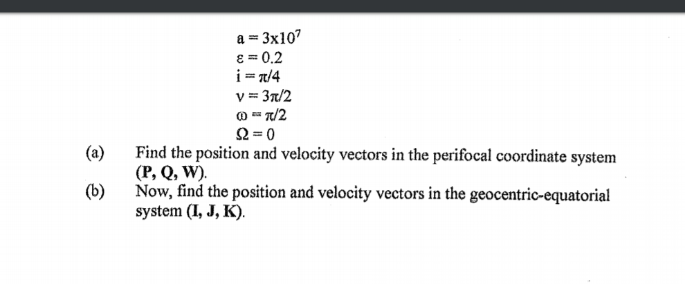 Solved a 3x10 0.2 (a) Find the position and velocity vectors | Chegg.com