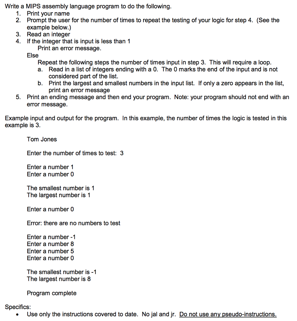 Solved PLEASE HELP ME START IT. I AM CONFUSED WITH THE LOOP | Chegg.com