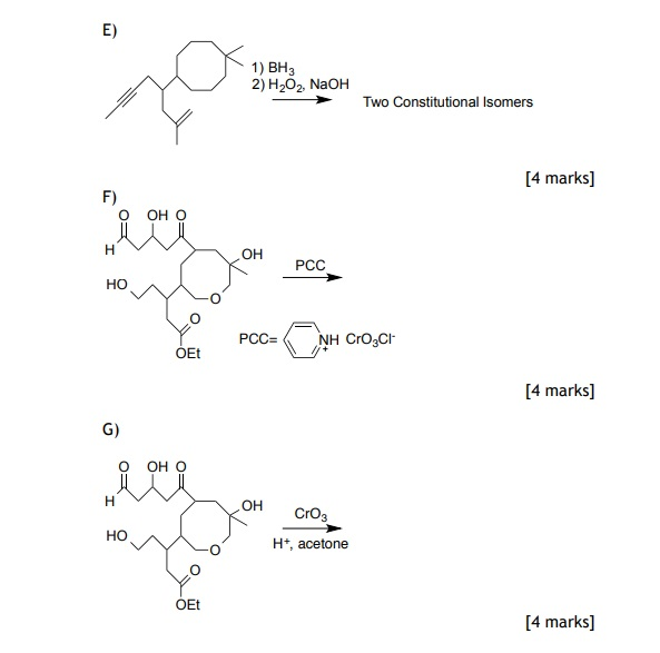 Solved O OH O ?? NaBH4 HO NH2 OEt [4 marks] J) OsO Indicate | Chegg.com