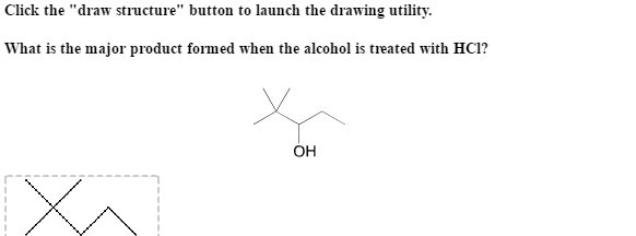 Solved What is the major product formed when the alcohol is | Chegg.com