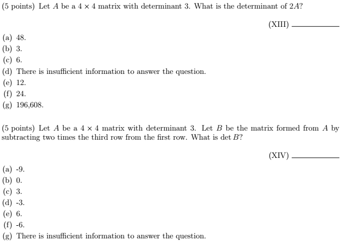 Solved For the following multiple choice questions, you may | Chegg.com
