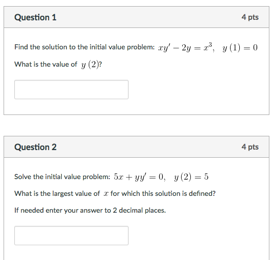Solved Find the solution to the initial value problem: xy' - | Chegg.com