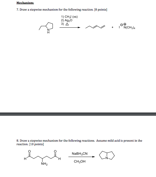 Solved Draw a stepwise mechanism for the following reaction. | Chegg.com