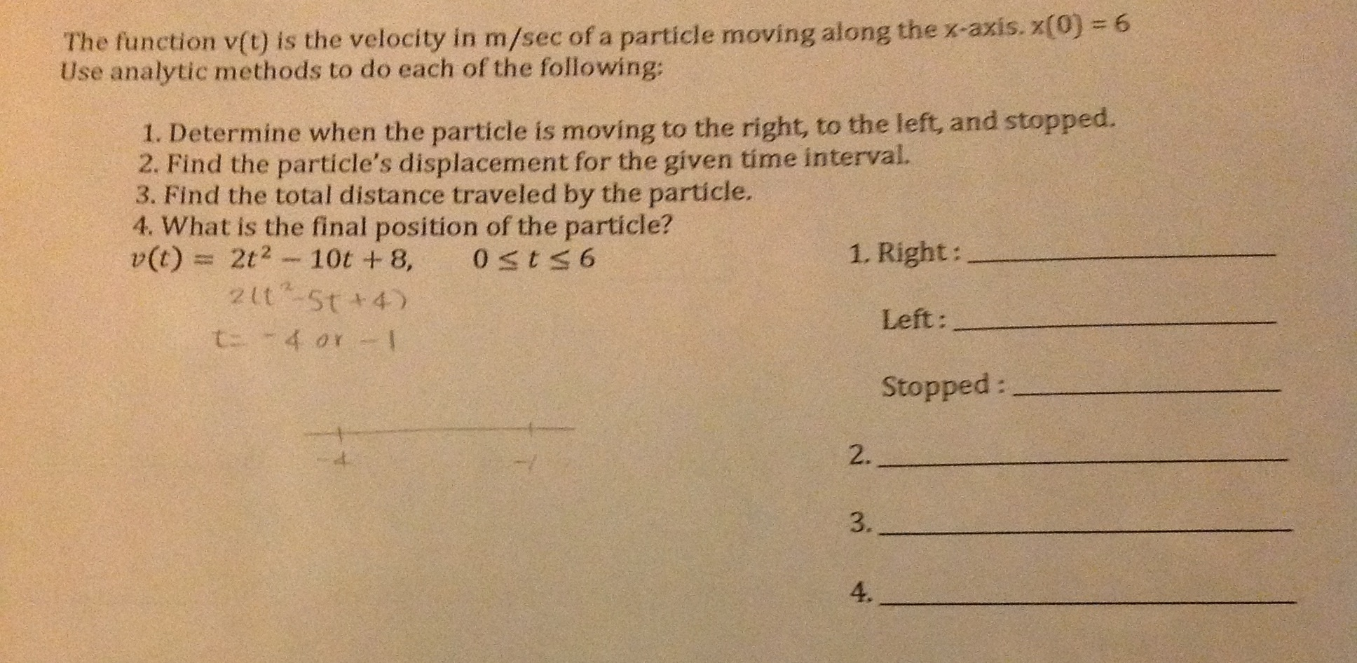 Solved The function v(t) is the velocity in m/sec of a | Chegg.com