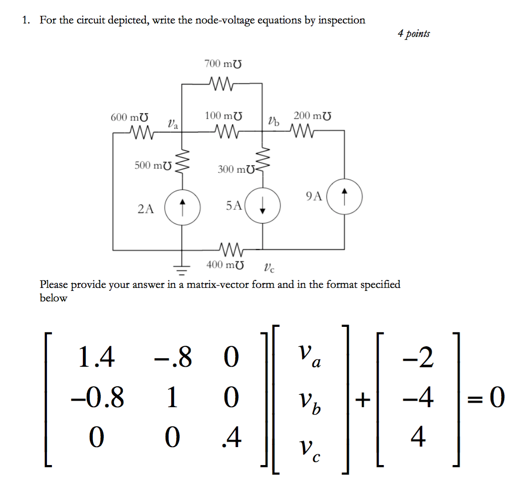 Solved Linear Circuit Question I Have The Final Solution