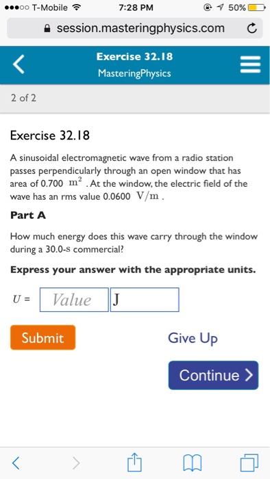 Solved A sinusoidal electromagnetic wave from a radio | Chegg.com