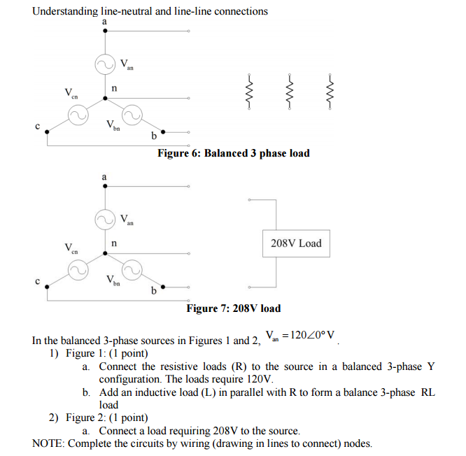 Solved Understanding line-neutral and line-line connections | Chegg.com
