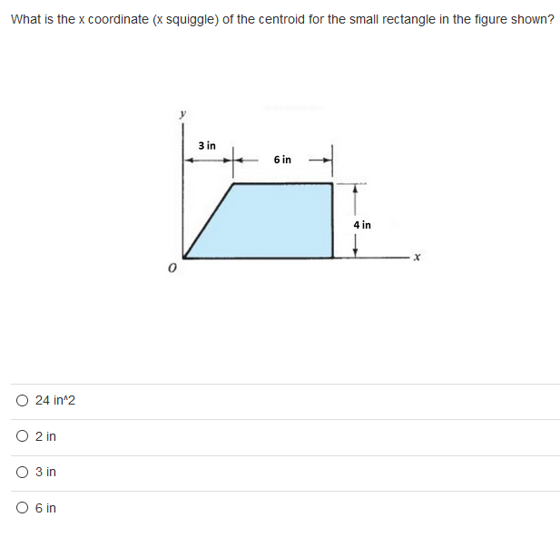 Solved What is the x coordinate (x squiggle) of the centroid | Chegg.com