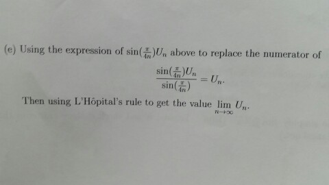 Solved n T! Sin 2n ム… 2n π | Chegg.com