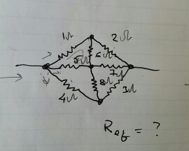 Solved What is the equivalent resistance of the shape in the | Chegg.com