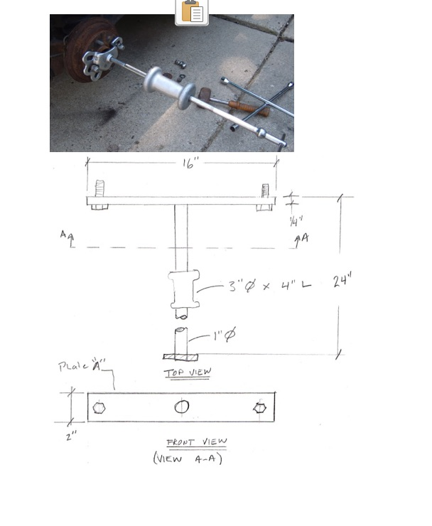 Solved The picture below shows a slide hammer attached to a | Chegg.com