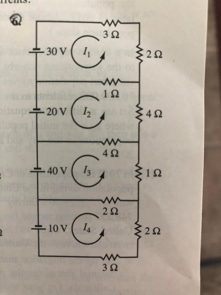 Solved Write A Matrix Equation That Determines The Loop Chegg Solved Write A Matrix Equation That Determines The Loop Chegg