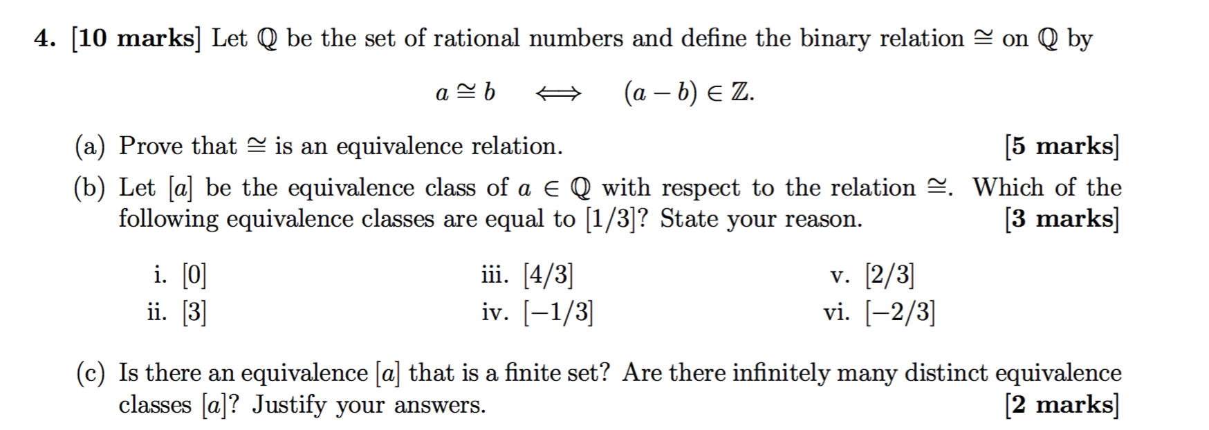 Solved Let Q be the set of rational number and define the | Chegg.com