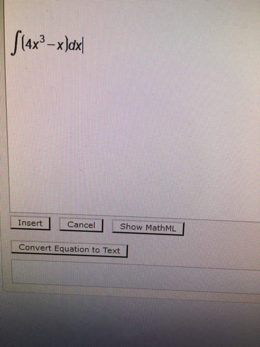 Solved Evaluate the given interval integral (4x^3 - x)dx | Chegg.com
