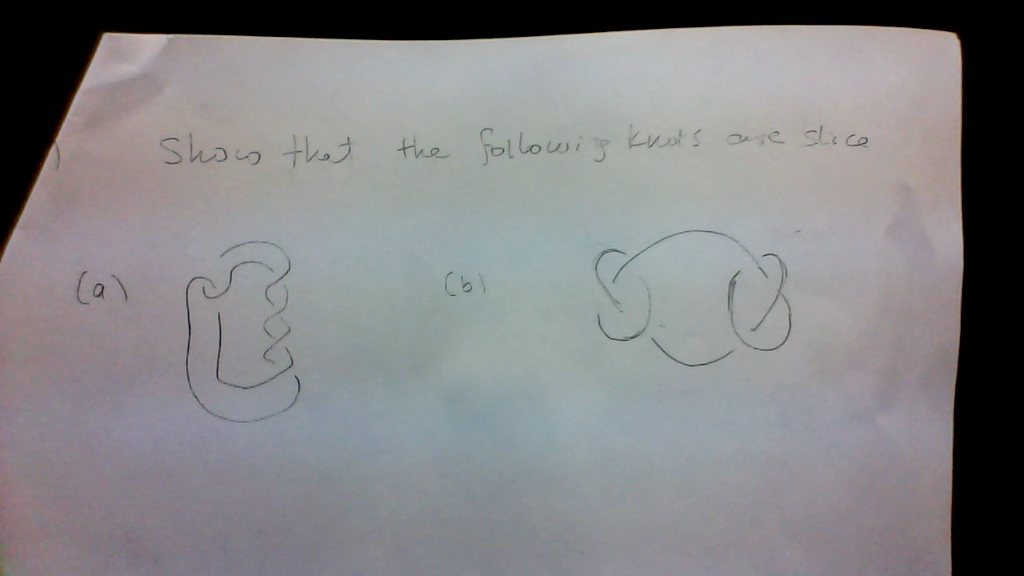 Solved Knot Theory Question please help: Show that the two | Chegg.com