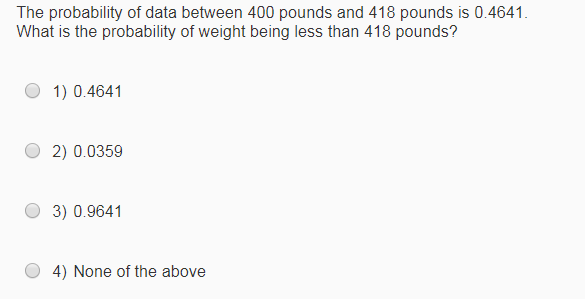 Solved The mean of a normal probability distribution is 400 | Chegg.com
