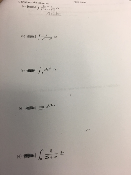 Solved Evaluate the following: integral 3x + 13/x^2 + 4x + | Chegg.com