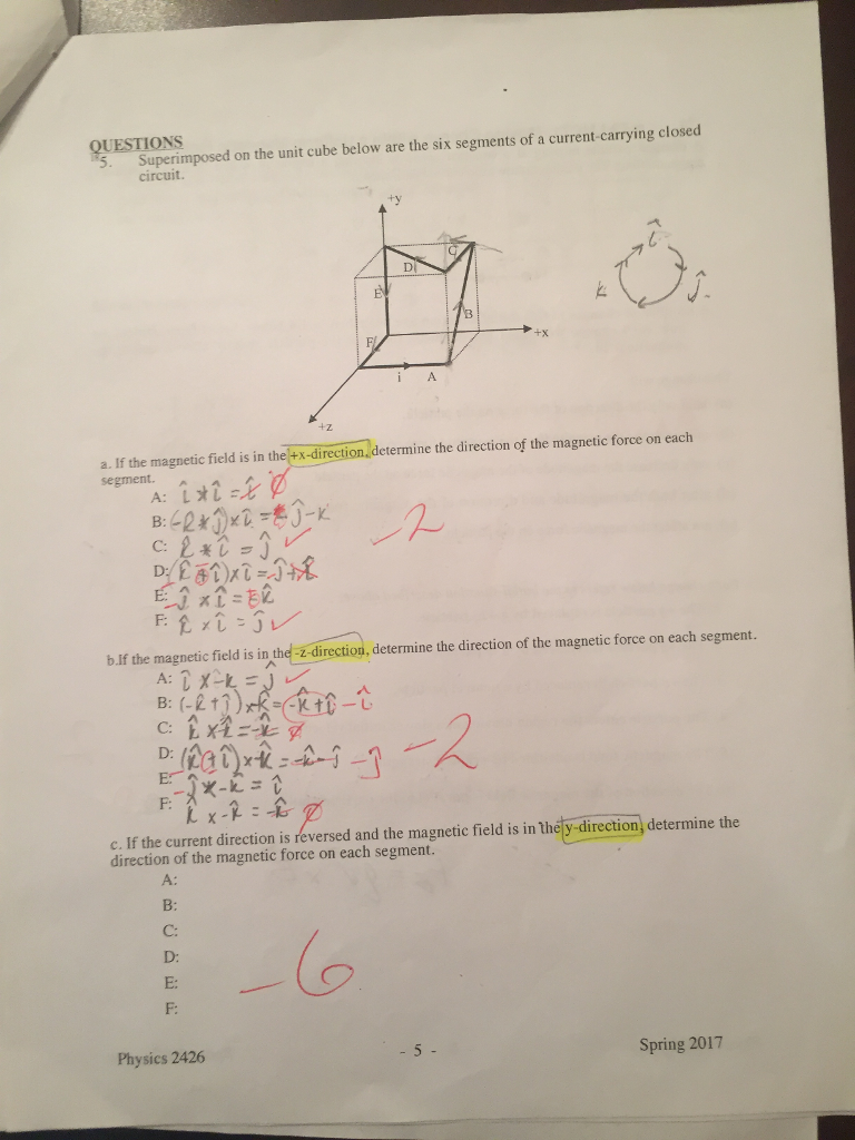 Solved QUESTIONS Superimposed on the unit cube below are the | Chegg.com