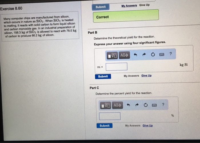 Solved Many computer chips are manufactured from silicon, | Chegg.com