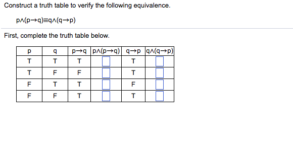 Solved Construct a truth table to verify the following | Chegg.com