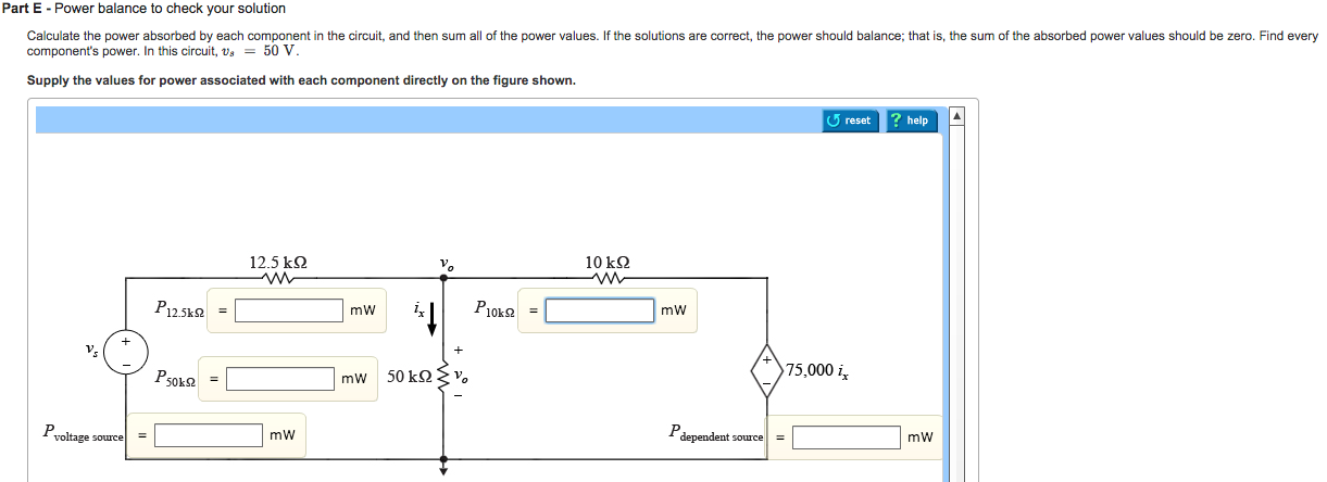 Solved I need help finding E of this problem which requires | Chegg.com