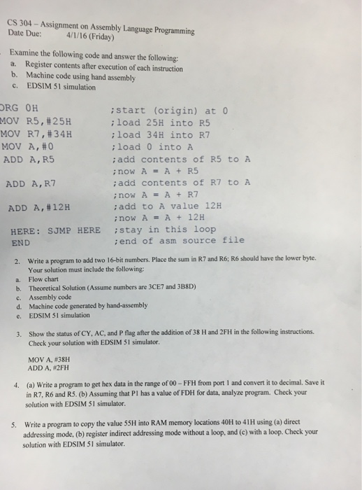 Solved Examine the following code and answer the following: | Chegg.com