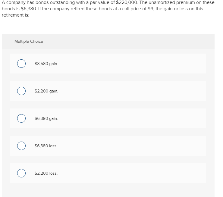 Solved A company has bonds outstanding with a par value of | Chegg.com