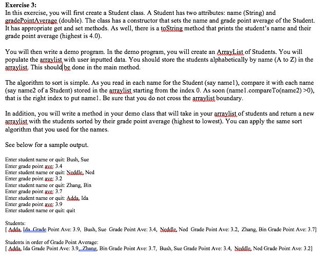 Solved Exercise 3: In this exercise, you will first create a | Chegg.com
