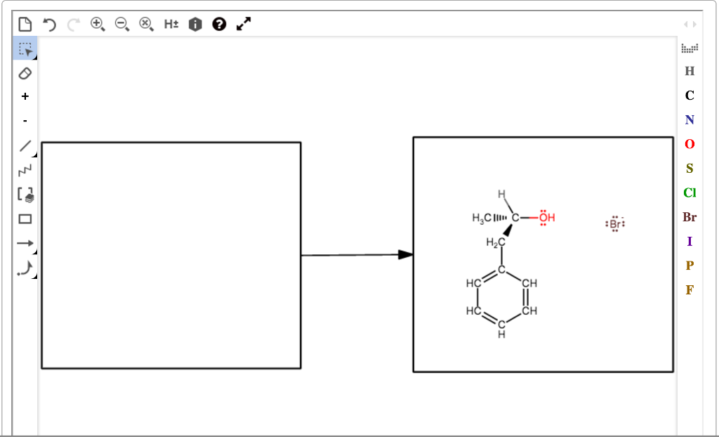 Solved Part B Draw the reactants and complete the | Chegg.com
