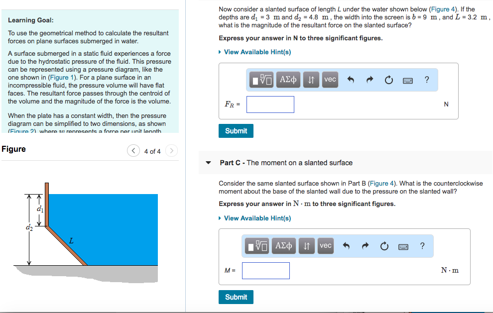 Solved Now consider a slanted surface of length L under the | Chegg.com