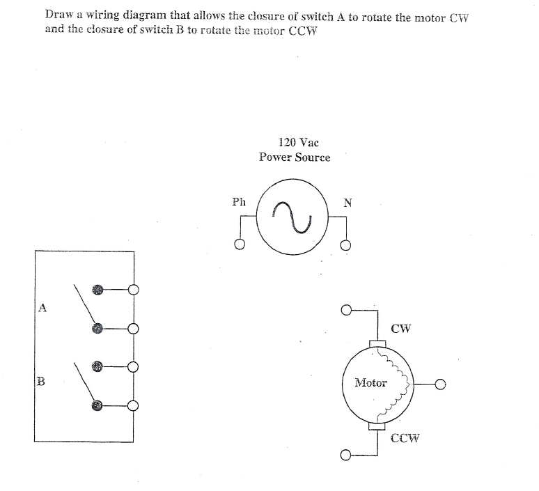 Solved Draw a wiring diagram that allows the closure of | Chegg.com