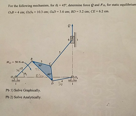 Solved For the following mechanism, for 02-4 5°, determine | Chegg.com