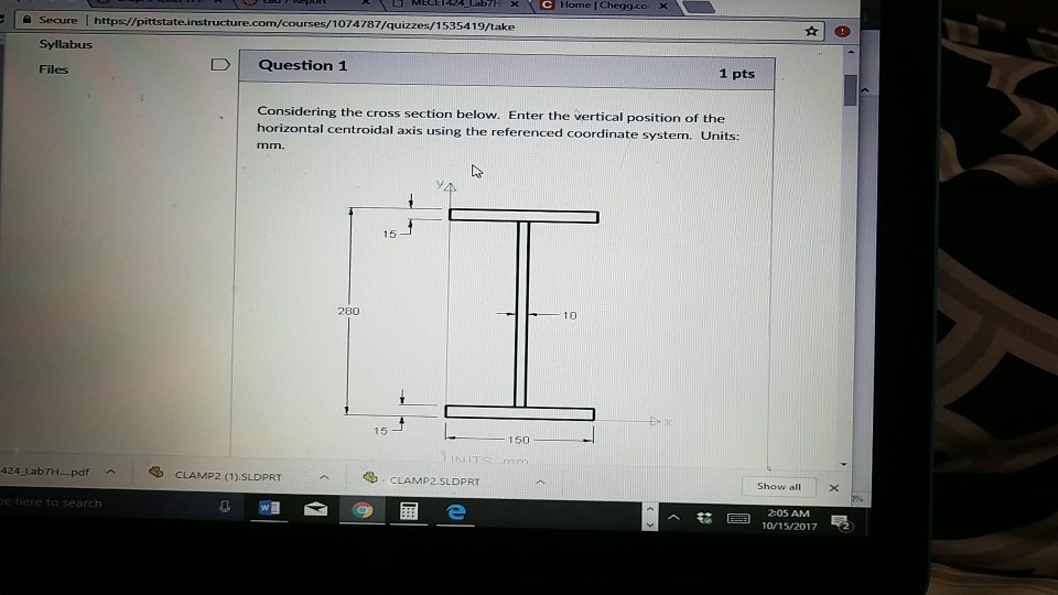 Mechanical Engineering Archive | October 15, 2017 | Chegg.com