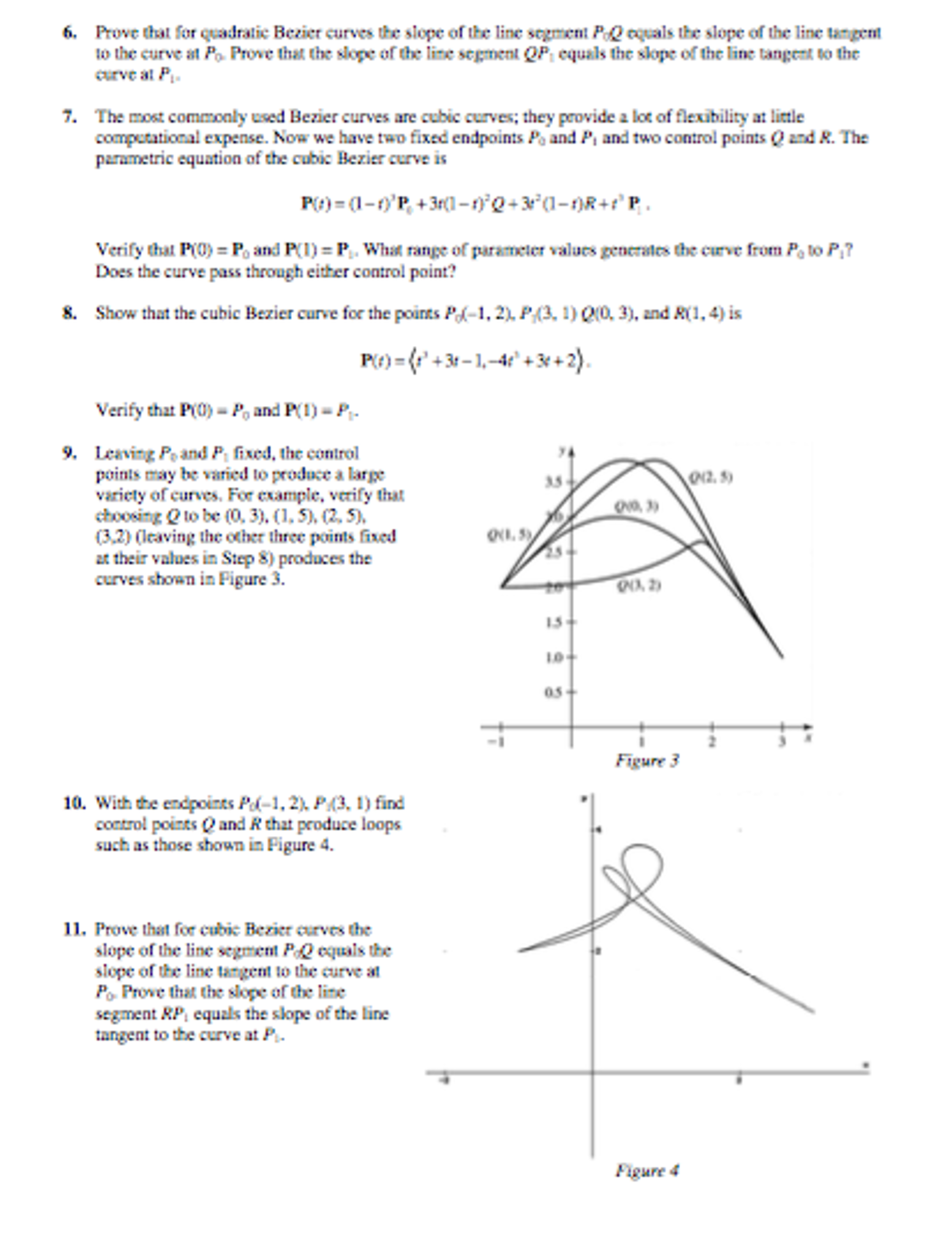 Solved 482 Guided Projects Guided Project 64: Bezier curves | Chegg.com