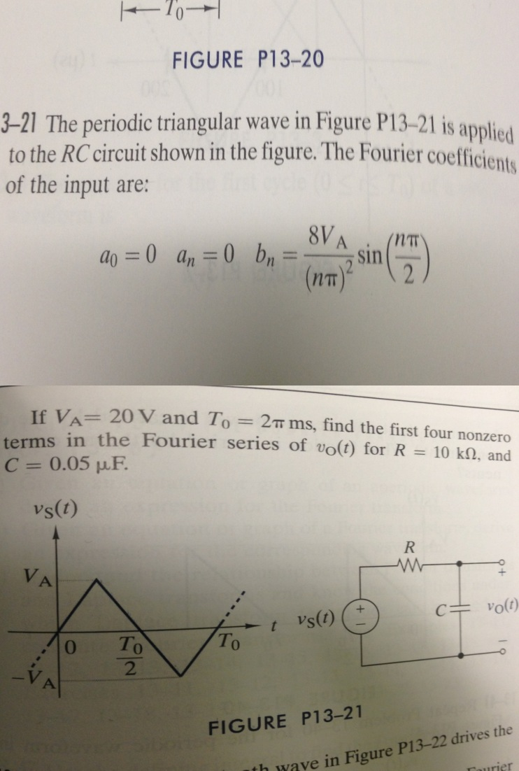 The periodic triangular wave in Figure P13-21 is | Chegg.com