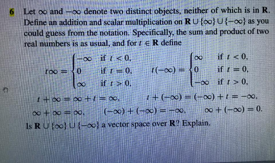 Solved Let -? and ? denote two distinct objects, neither of | Chegg.com