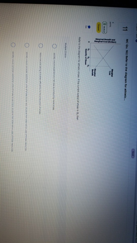Solved MC Qu. 170 Refer to the diagram. Technological | Chegg.com