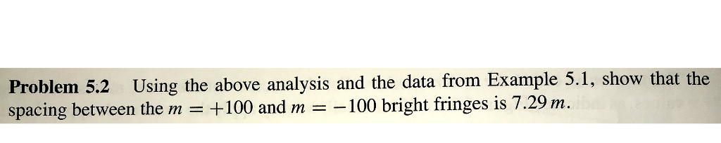Solved Using the above analysis and the data from example | Chegg.com