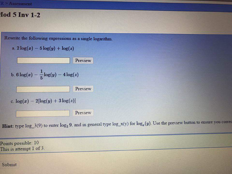 Solved Rewrite the following expressions as a single | Chegg.com