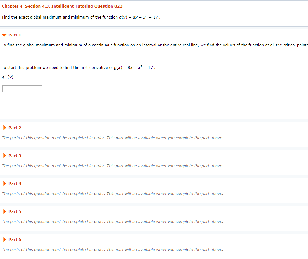 Solved Chapter 4, Section 4.3, Intelligent Tutoring Question | Chegg.com