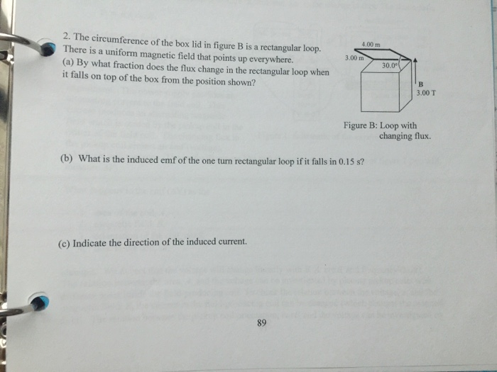 Solved The circumference of the box lid in figure B is a | Chegg.com