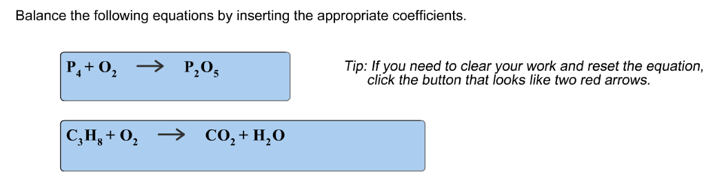 Solved Balance the following equations by inserting the | Chegg.com