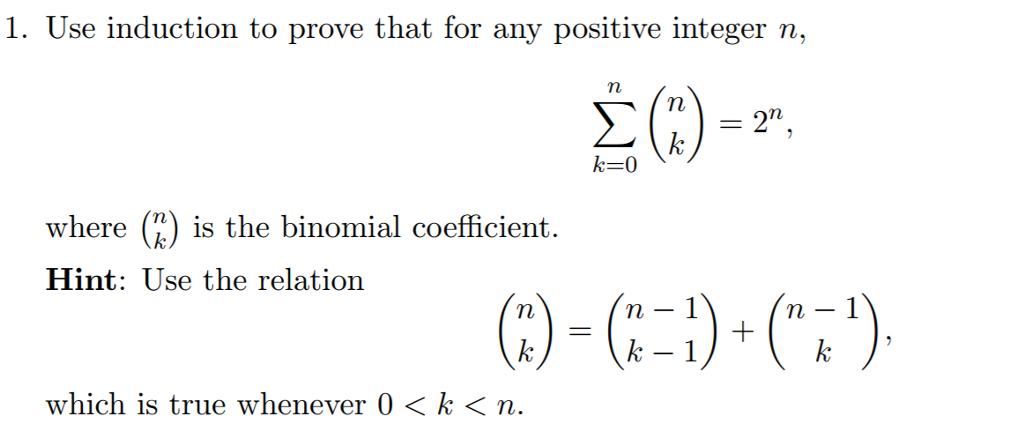 Solved Use induction to prove that for any positive integer | Chegg.com Solved Use induction to prove that for any positive integer | Chegg.com