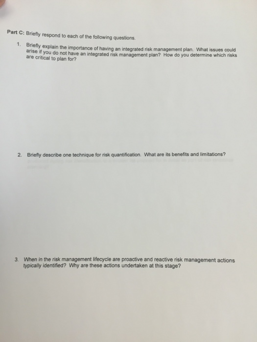 Solved Briefly respond to each of the following questions. | Chegg.com Solved Briefly respond to each of the following questions. | Chegg.com
